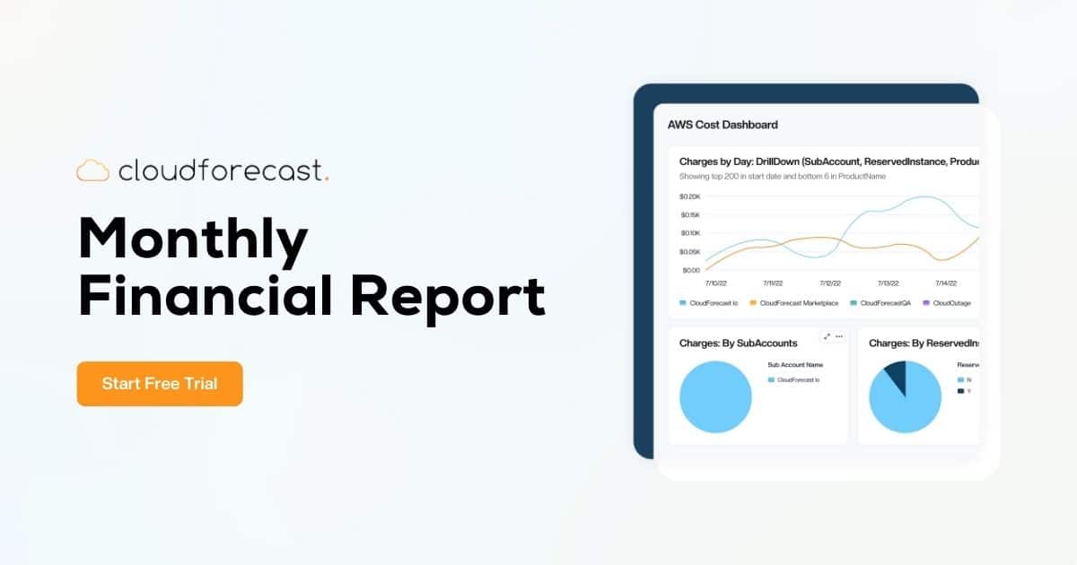 Monthly Financial Report | CloudForecast